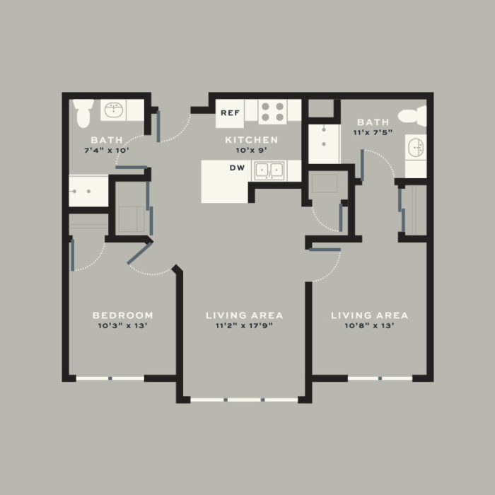 Unit Plans | Ruxton Apartments | Platteville, Wisconsin