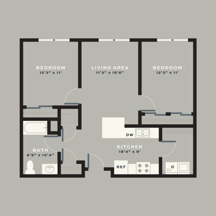 Unit Plans | Ruxton Apartments | Platteville, Wisconsin